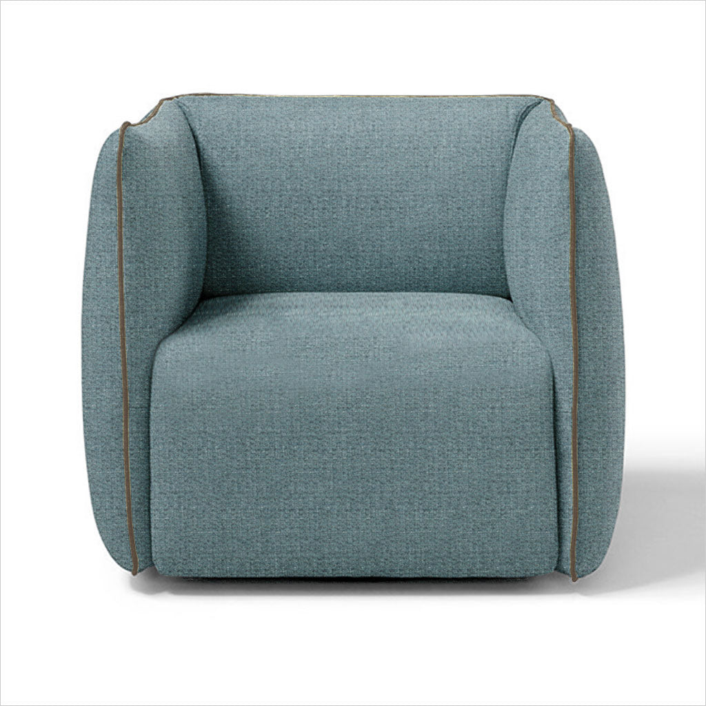 Ricco Swivel Armchair - Light Teal - Scan Design | Modern and ...