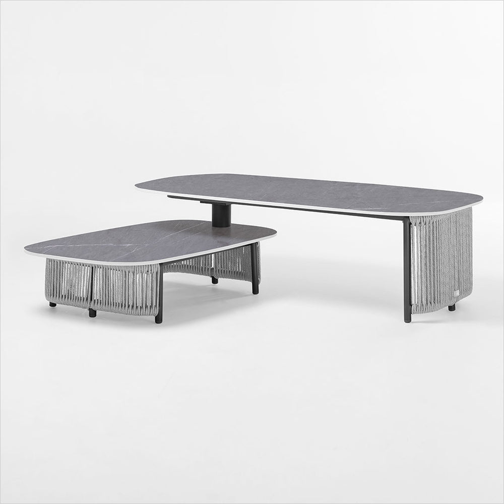 Lotus Rotating Coffee Table - Grey - Scan Design | Modern and ...
