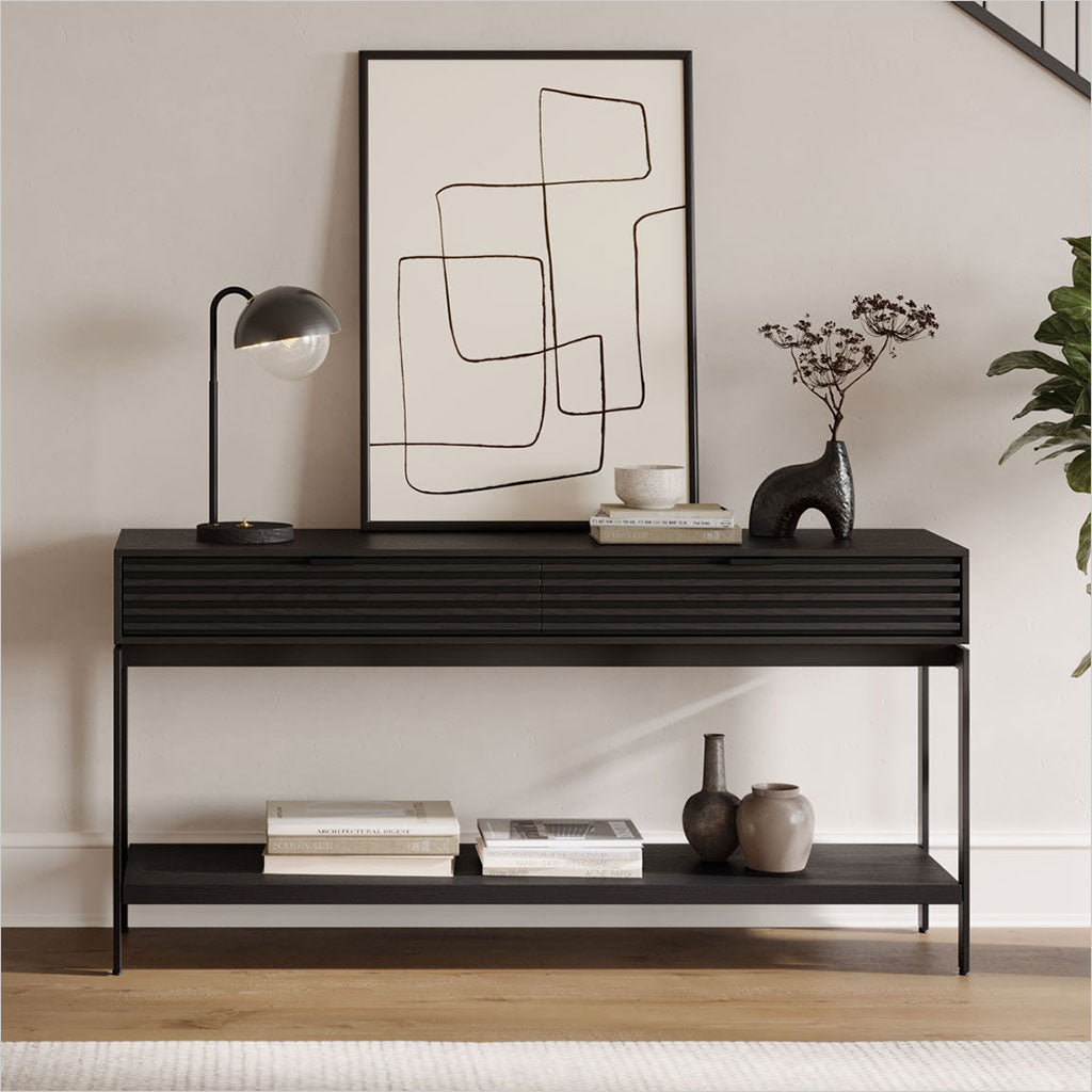 Cora Console Table - Ebonized Ash - Scan Design | Modern and ...
