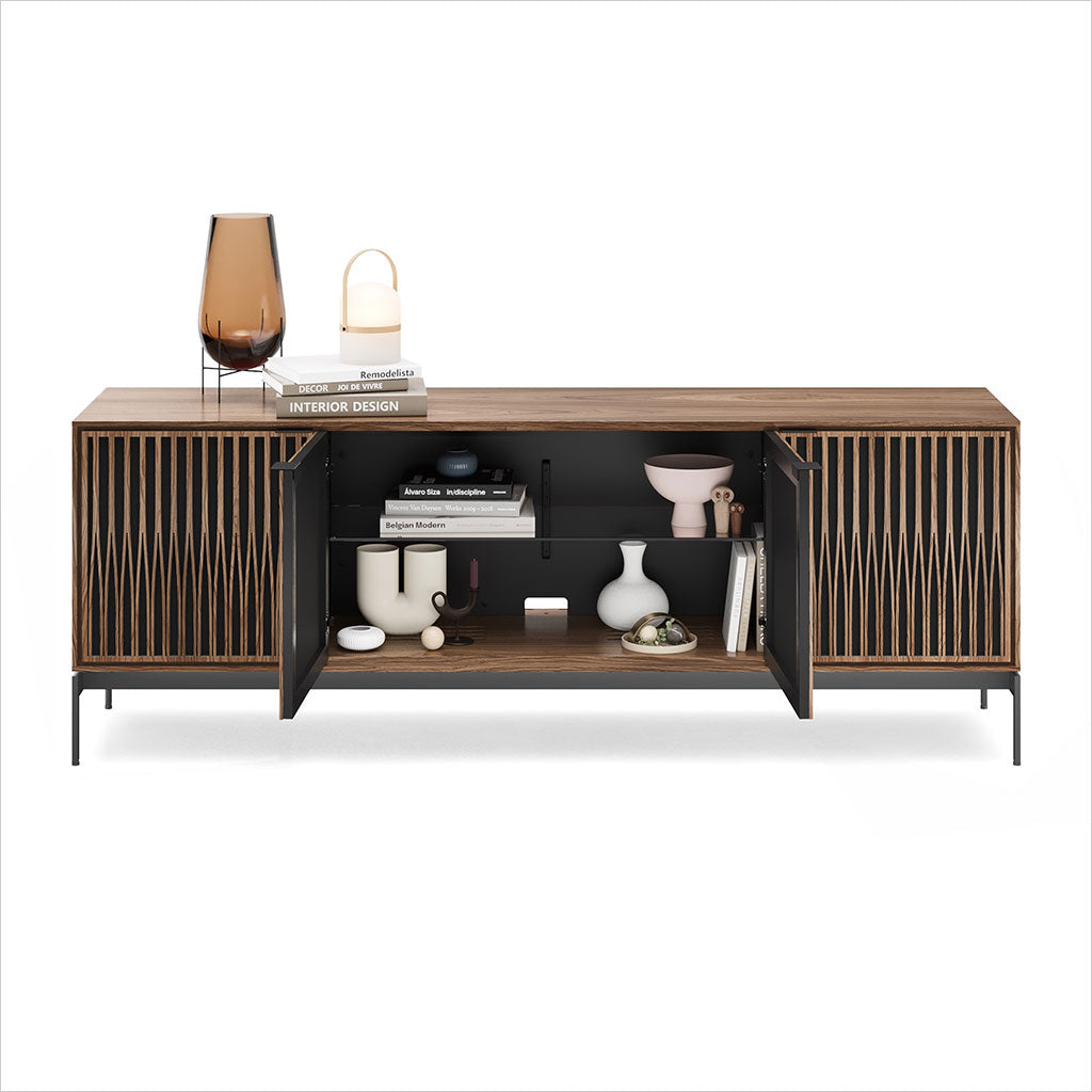Elements 8709 Media Console - Walnut - Scan Design | Modern and ...