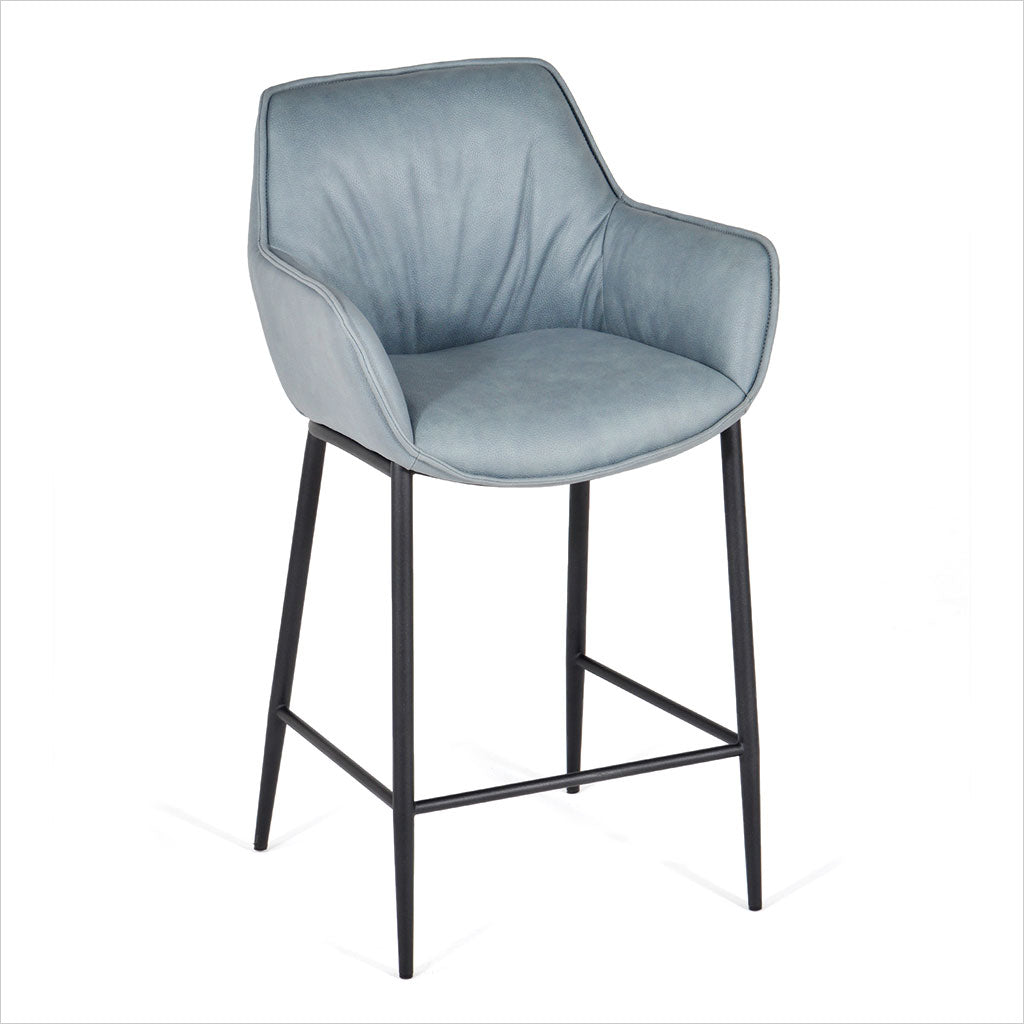 Anita Counter Stool - Blue - Scan Design | Modern and Contemporary ...