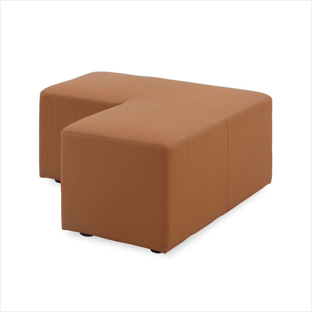 Wesson L-Shaped Ottoman - Whiskey - Scan Design | Modern and ...