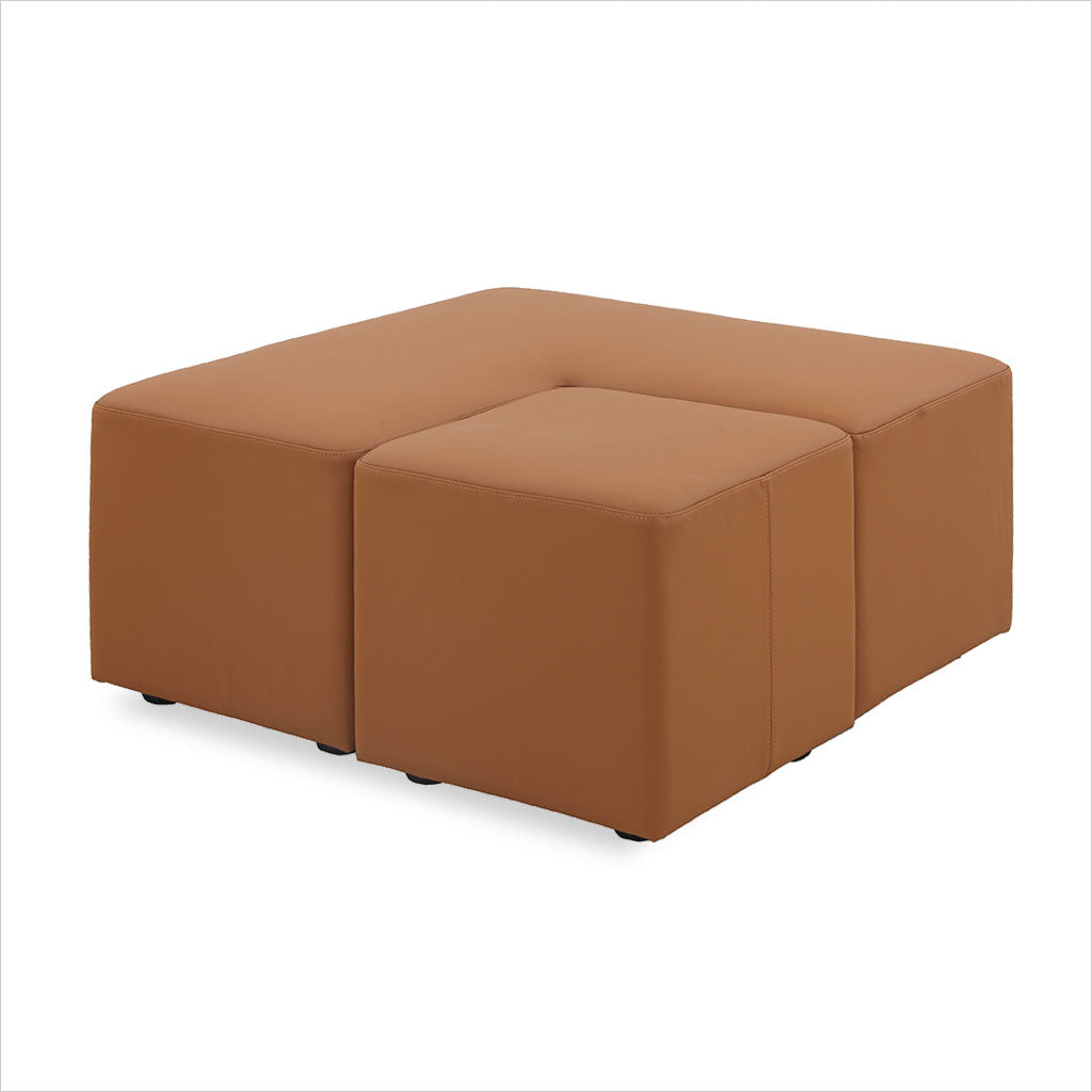 Wesson L-Shaped Ottoman - Whiskey - Scan Design | Modern and ...