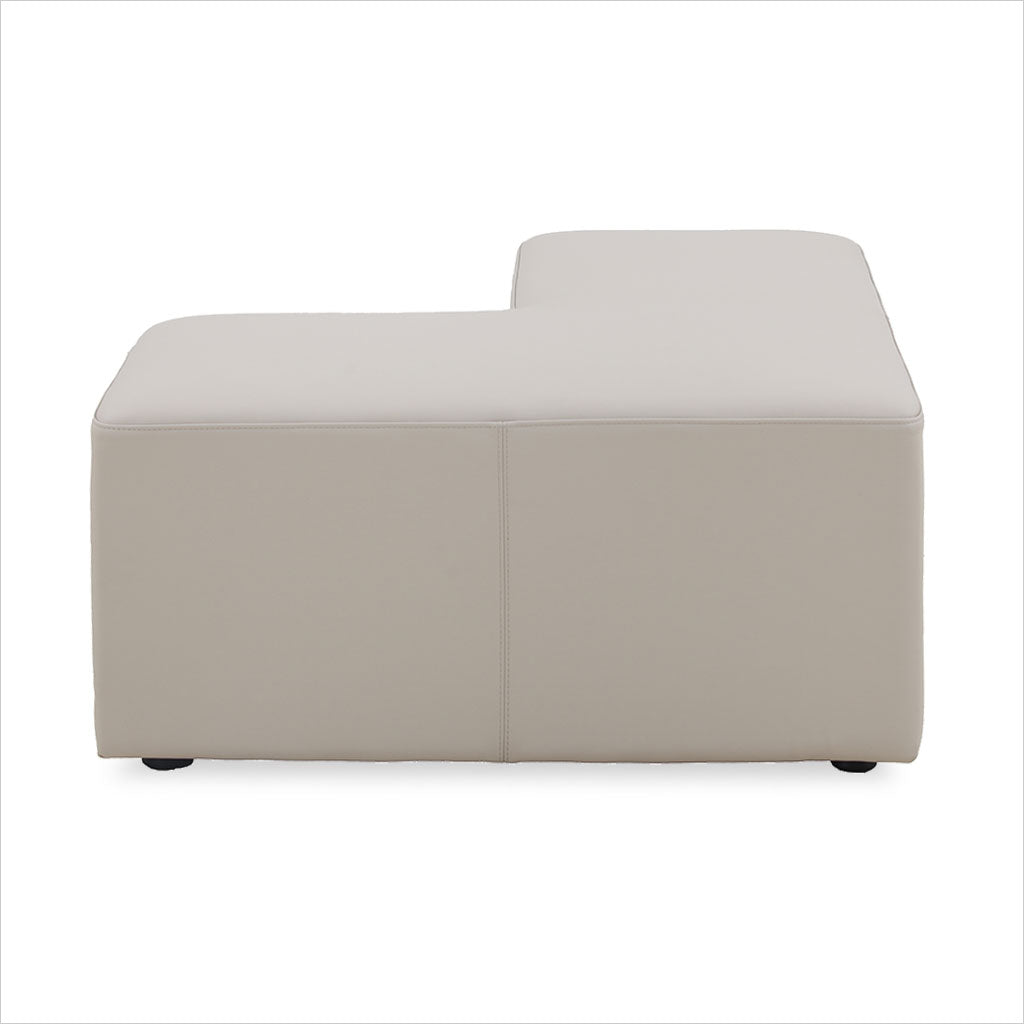 Wesson L-Shaped Ottoman - Tan - Scan Design | Modern and Contemporary Furniture Store