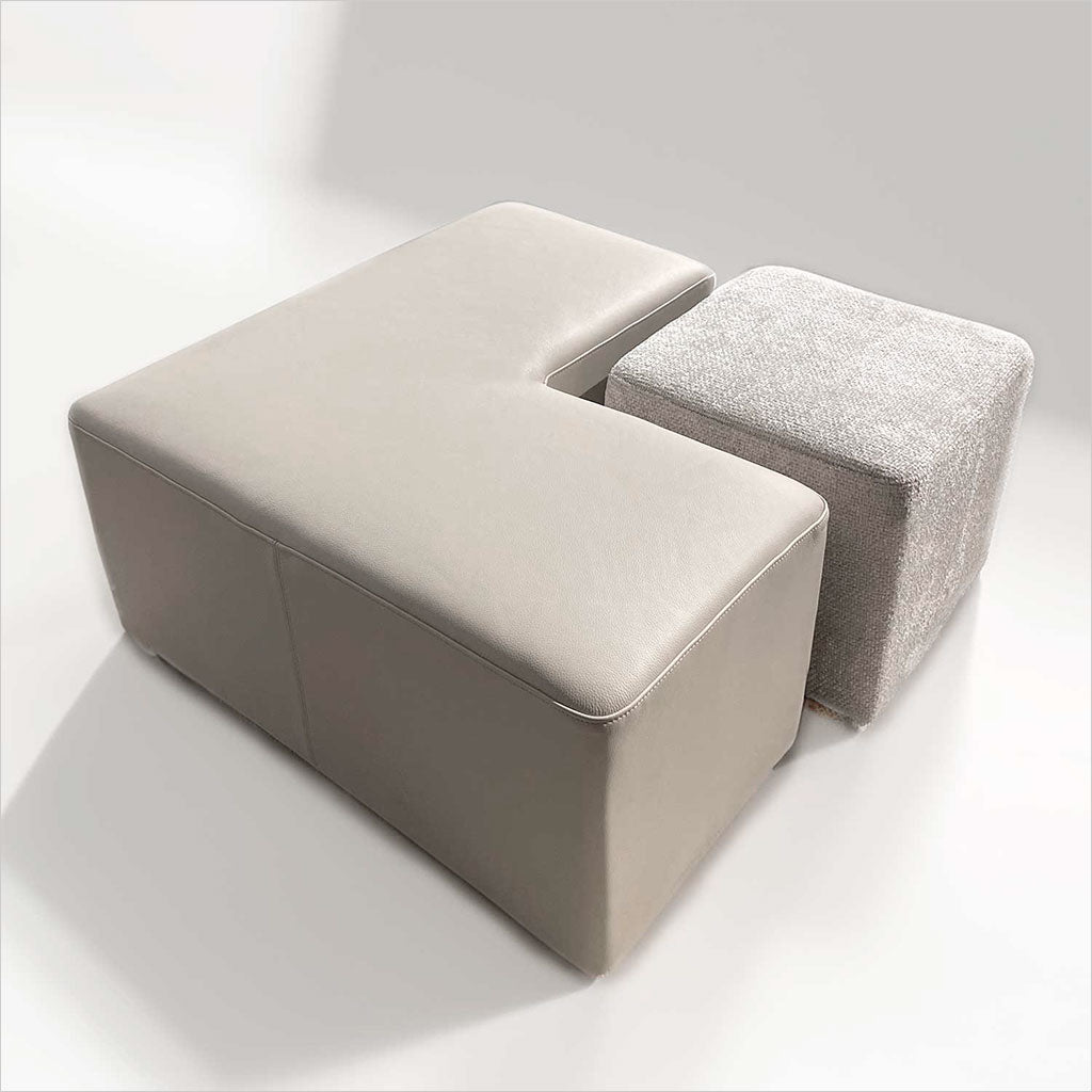 Wesson L-Shaped Ottoman - Tan - Scan Design | Modern and Contemporary ...