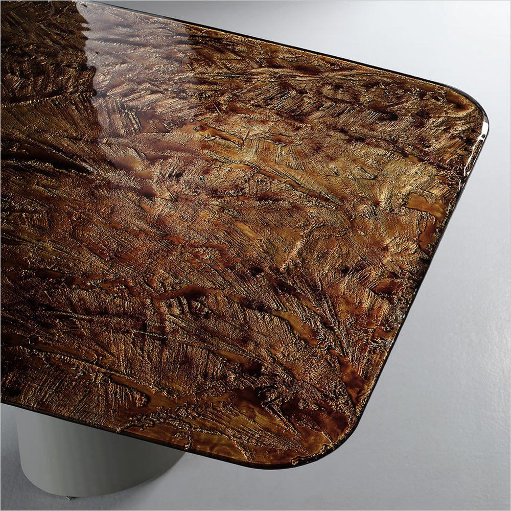 Hydra Dining Table - Burnt Orange - Scan Design | Modern and Contemporary Furniture Store