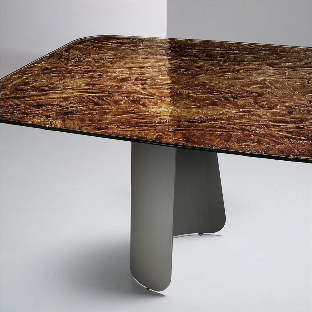 Hydra Dining Table - Burnt Orange - Scan Design | Modern and Contemporary Furniture Store