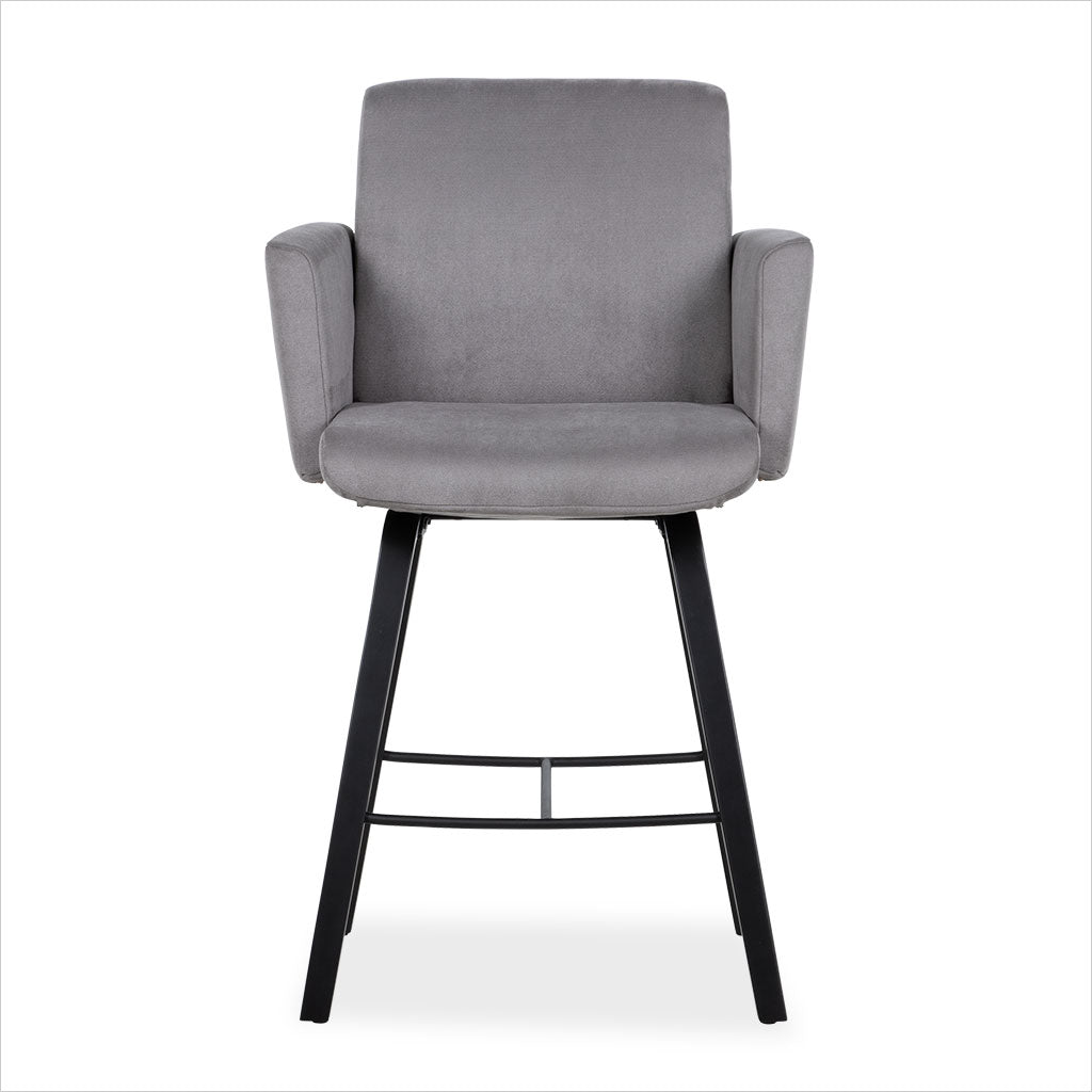 Asker Reclining Counter Stool - Charcoal - Scan Design | Modern and ...
