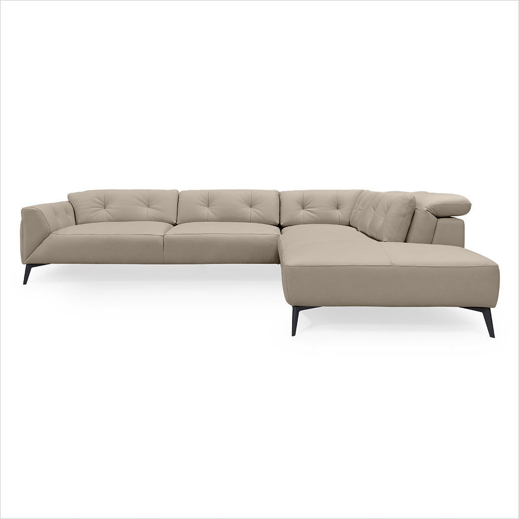 Firenze Sectional - Cappuccino - Scan Design | Modern and Contemporary ...