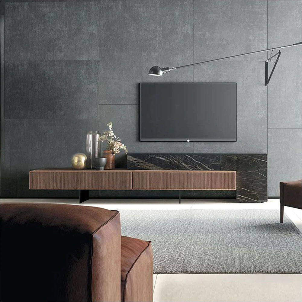 Echelon RSF TV Wall Unit - Noir - Scan Design | Modern and Contemporary ...