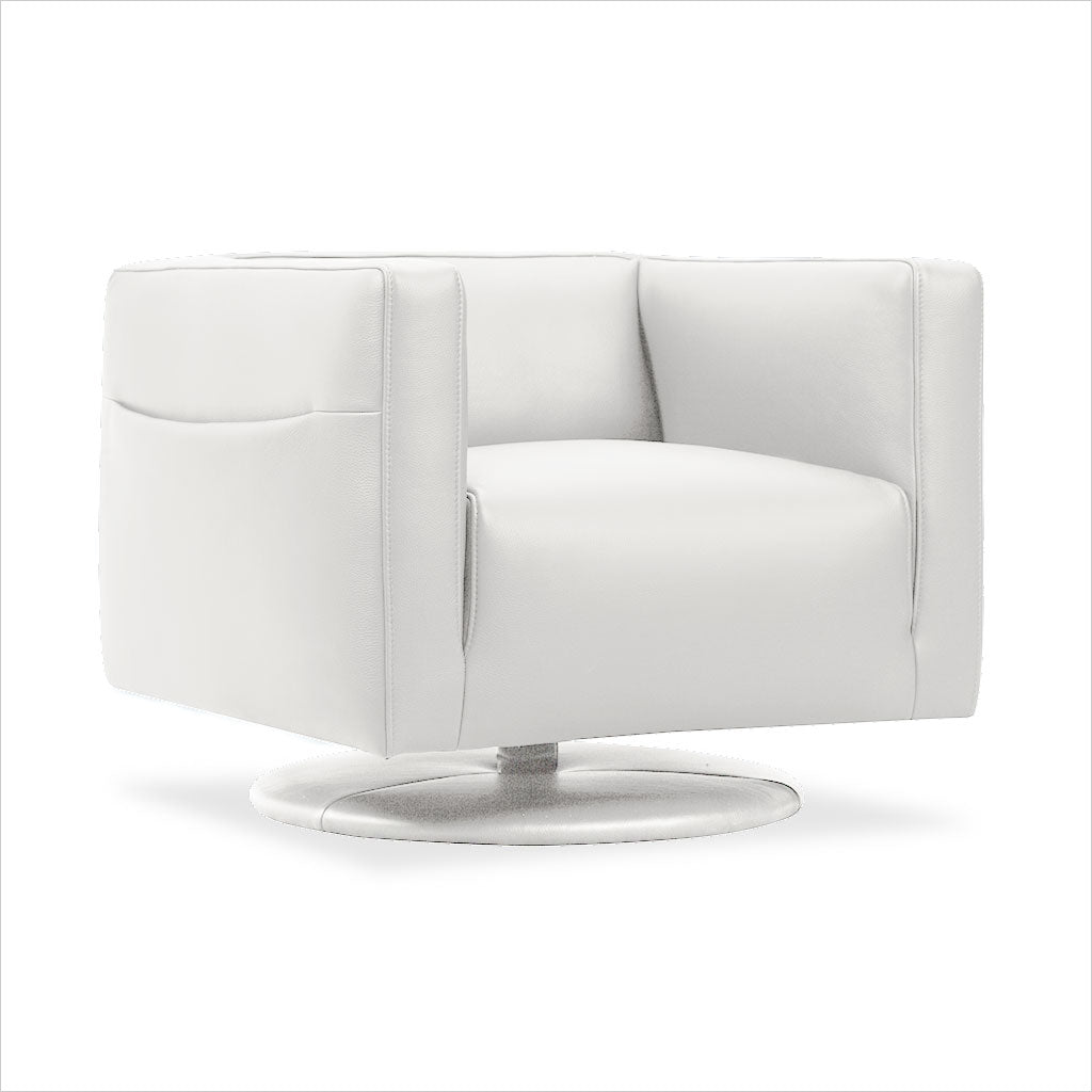 Pascal Swivel Chair - White - Scan Design | Modern and Contemporary ...