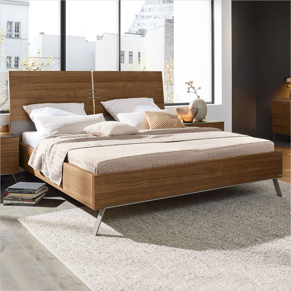 Tuxedo Platform Bed - Walnut - Scan Design | Modern and Contemporary ...