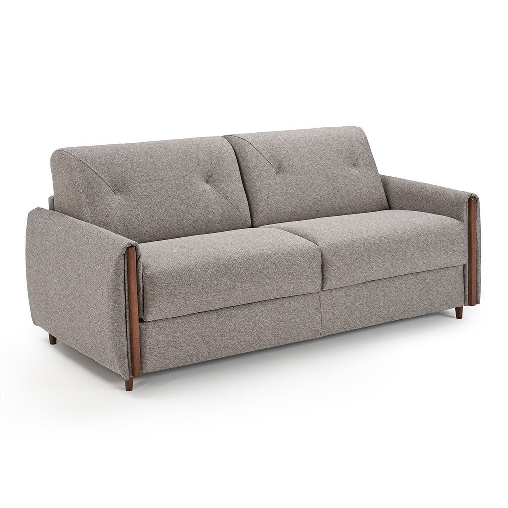 Mattia Sleeper Sofa - Light Brown Beige Fabric - Scan Design | Modern and Contemporary Furniture ...