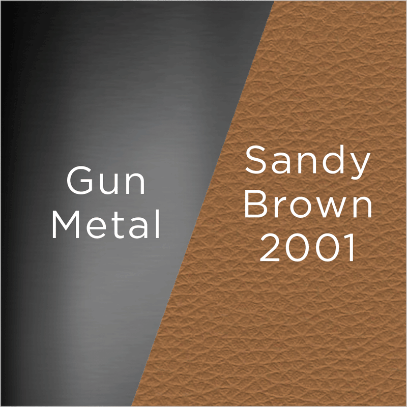 Manta Barstool - Sandy Brown w/ Gun Metal - Scan Design | Modern and ...