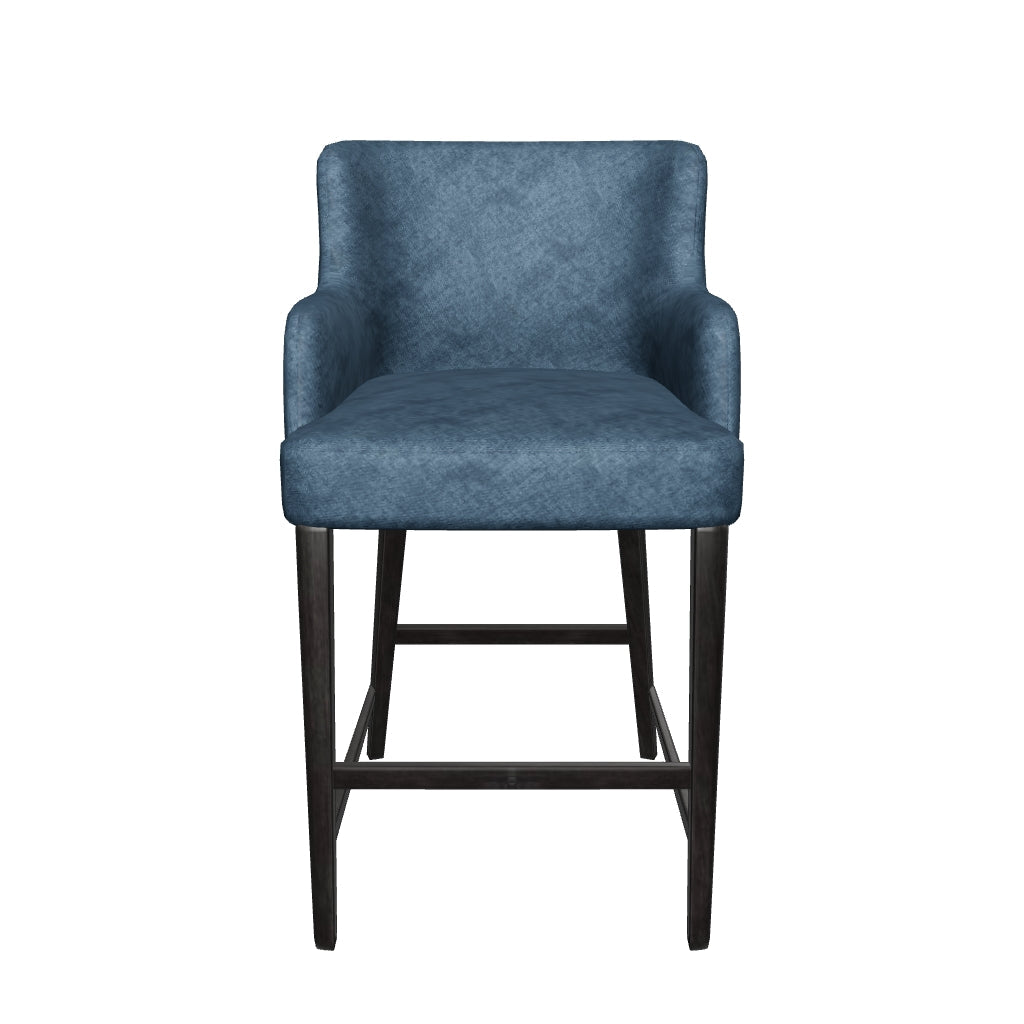 Caroline Counter Stool - Blue - Scan Design | Modern and Contemporary ...