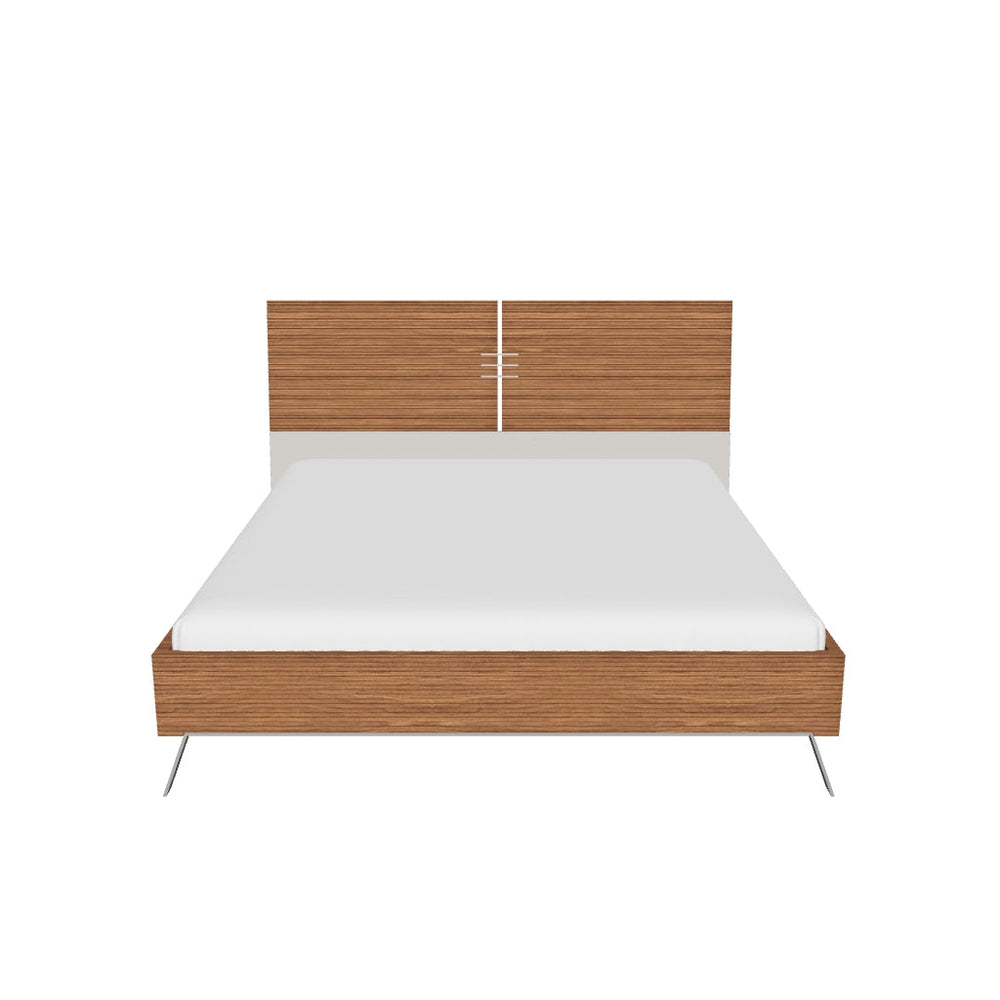 Tuxedo Platform Bed - Walnut - Scan Design | Modern and Contemporary ...