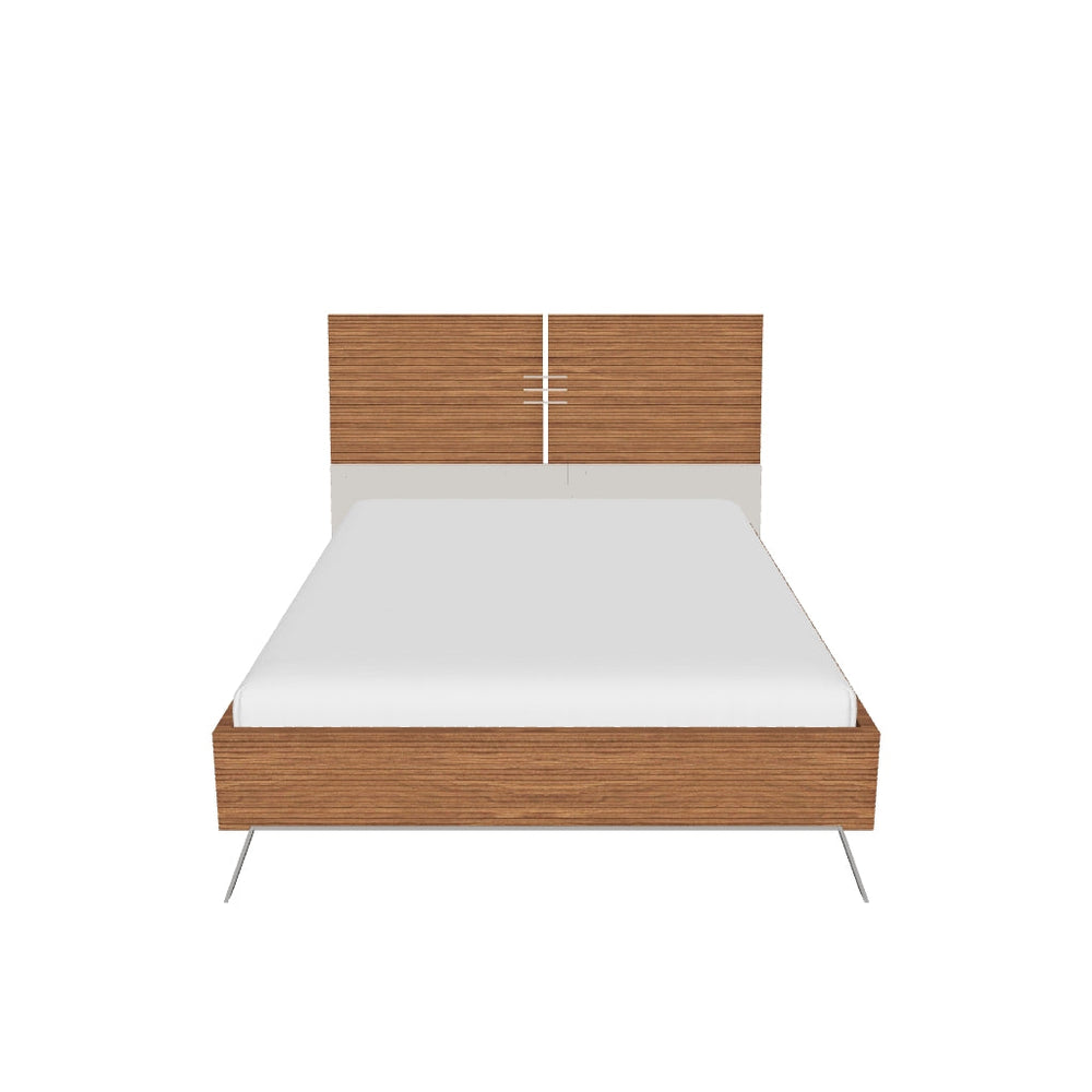 Tuxedo Platform Bed - Walnut - Scan Design | Modern and Contemporary ...