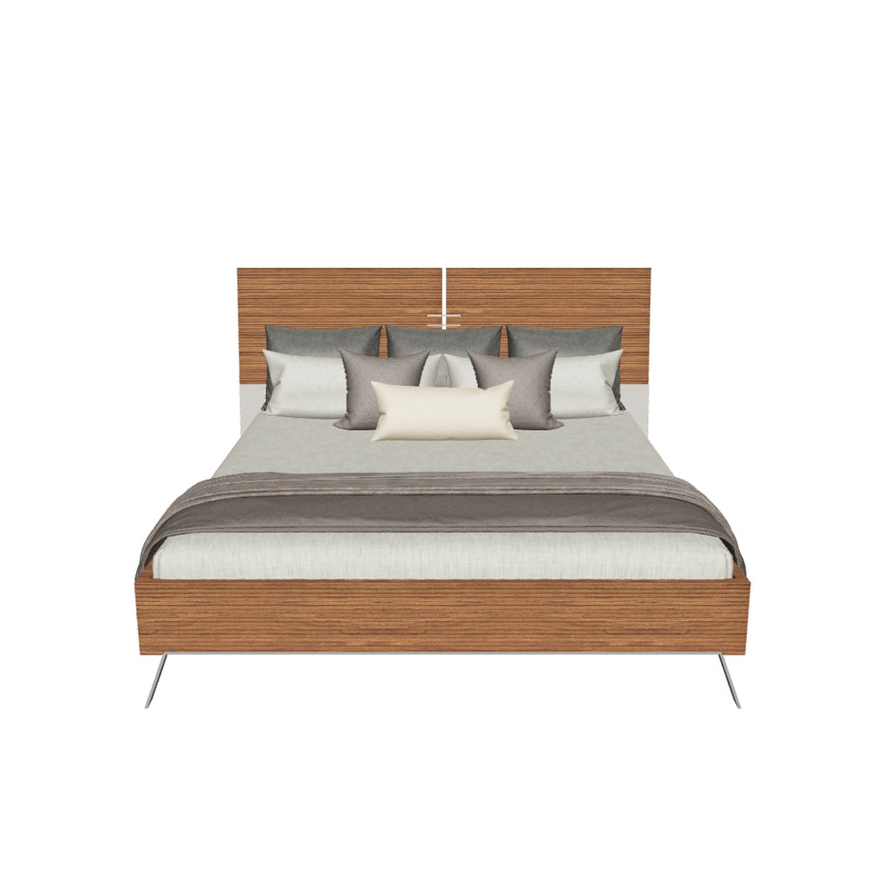 Tuxedo Platform Bed - Walnut - Scan Design | Modern and Contemporary ...