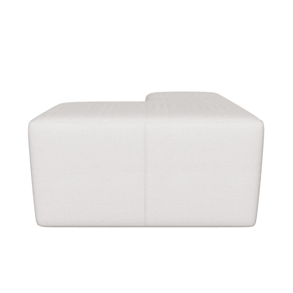 Wesson L-Shaped Ottoman - Tan Fabric - Scan Design | Modern and ...