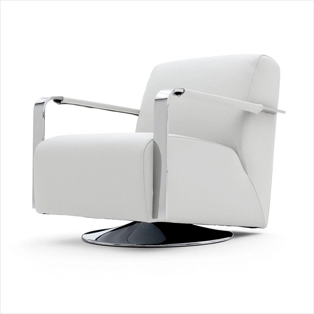 Vogue Swivel Chair - White - Scan Design | Modern and Contemporary ...