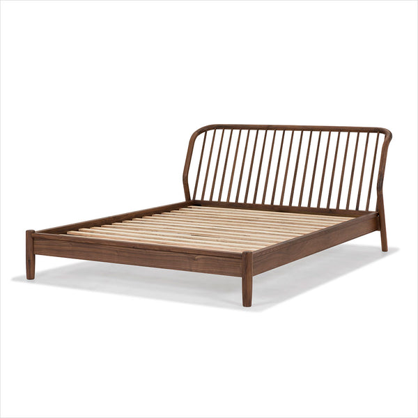 Lucerne Platform Bed - Walnut - Scan Design | Modern and Contemporary ...
