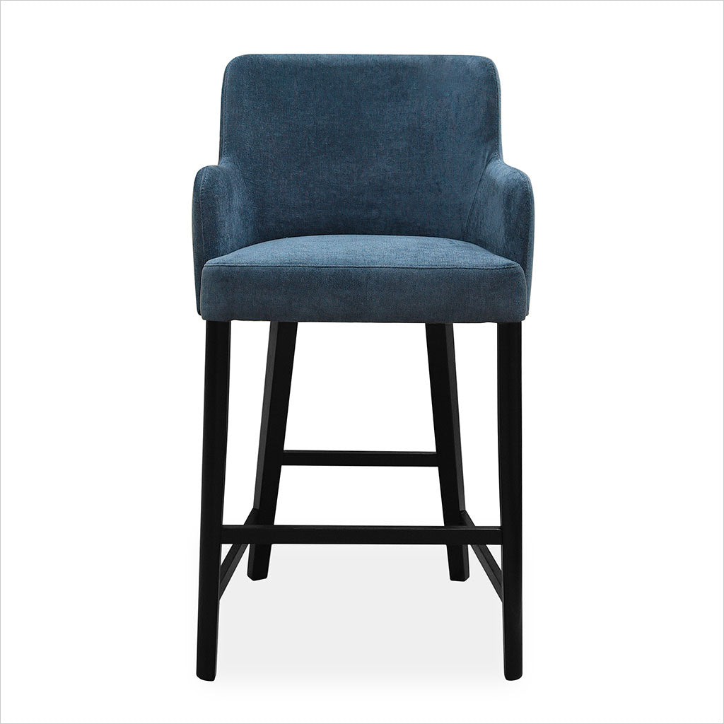 Caroline Counter Stool - Blue - Scan Design | Modern and Contemporary ...