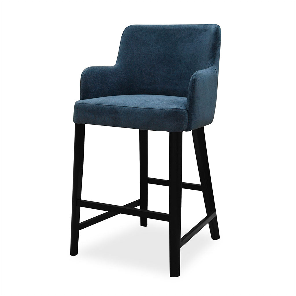 Caroline Counter Stool - Blue - Scan Design | Modern and Contemporary ...