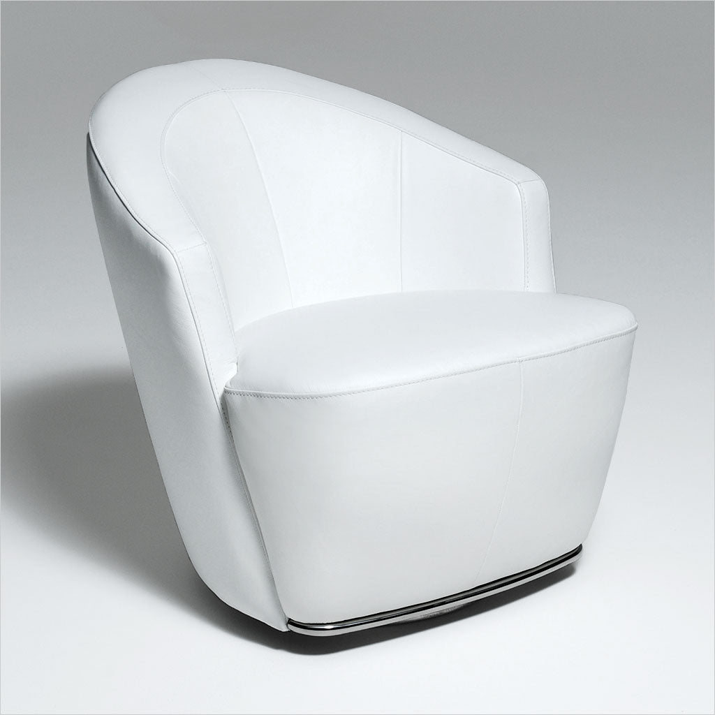 Vienna Swivel Chair - White - Scan Design | Modern and Contemporary ...